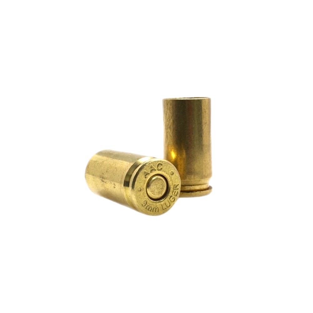 9mm Luger AAC Primed Brass - 1000ct – American Reloading