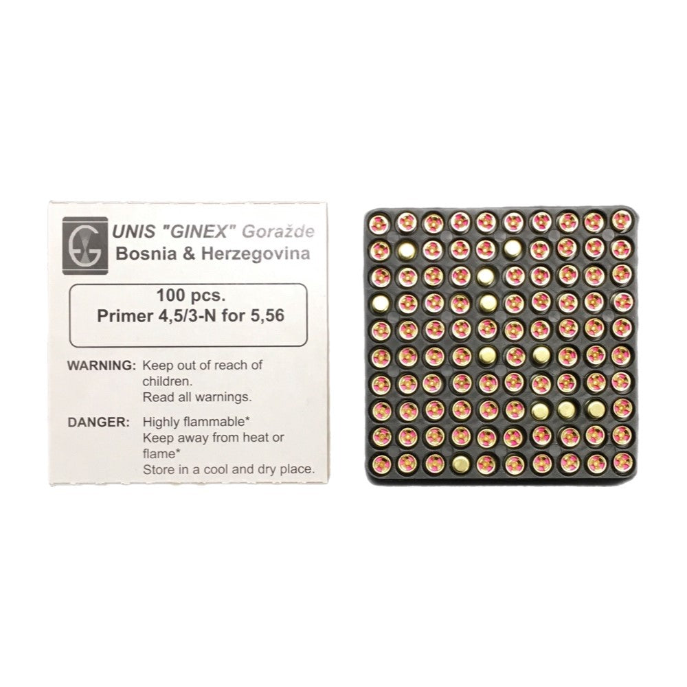 Ginex Small Rifle Primers Free Shipping & Hazmat - 5000ct – American ...